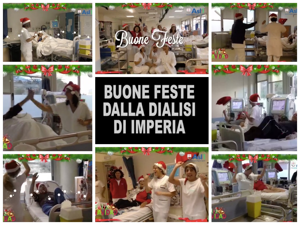 Natale 2018: all'Ospedale di Imperia pazienti e infermiere del reparto ...