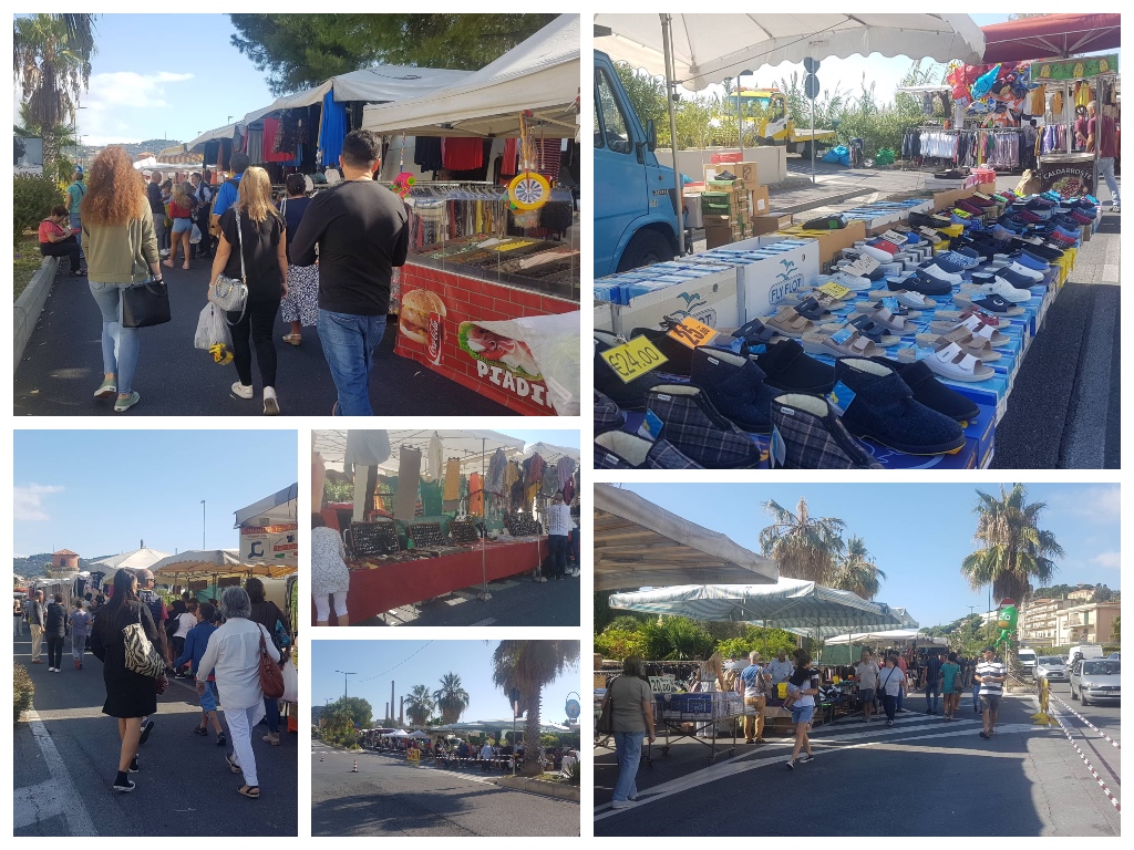 Imperia, Fiera dell'Angelo: le bancarelle "invadono" il Lungomare ...