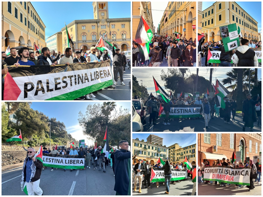 "Palestina libera": corteo di solidarietà a Imperia, oltre 300 ...